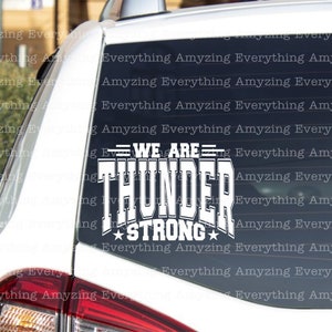 Thunder Strong Svg, Thunder Mascot Svg, Thunder School Spirit Svg ...