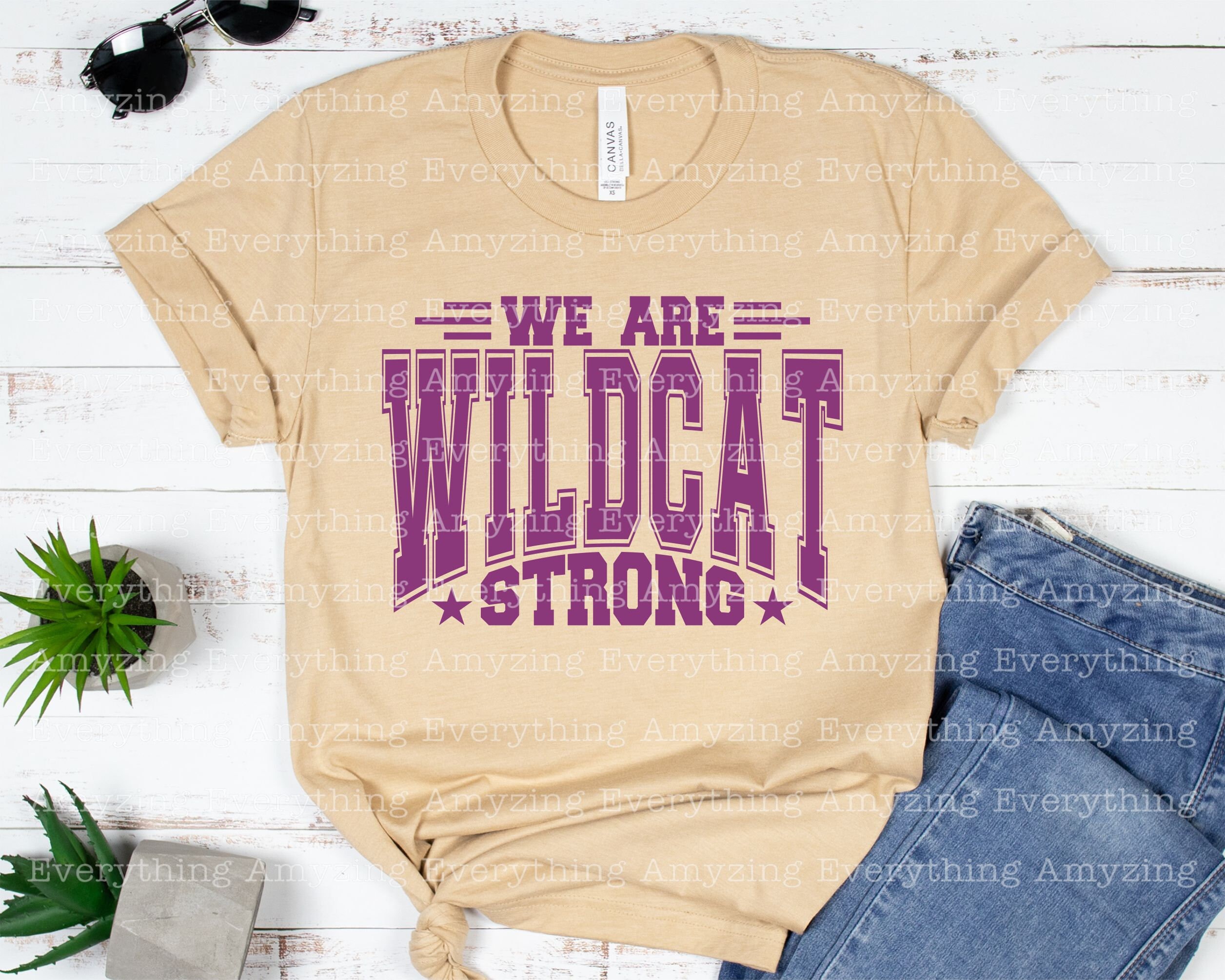 Wildcat Strong Svg, Wildcats Mascot Svg, Wildcats School Spirit Svg ...