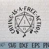 Fireball Range Svg, Dnd Svg, Dungeons and Dragons Svg, RPG Svg, Dice ...