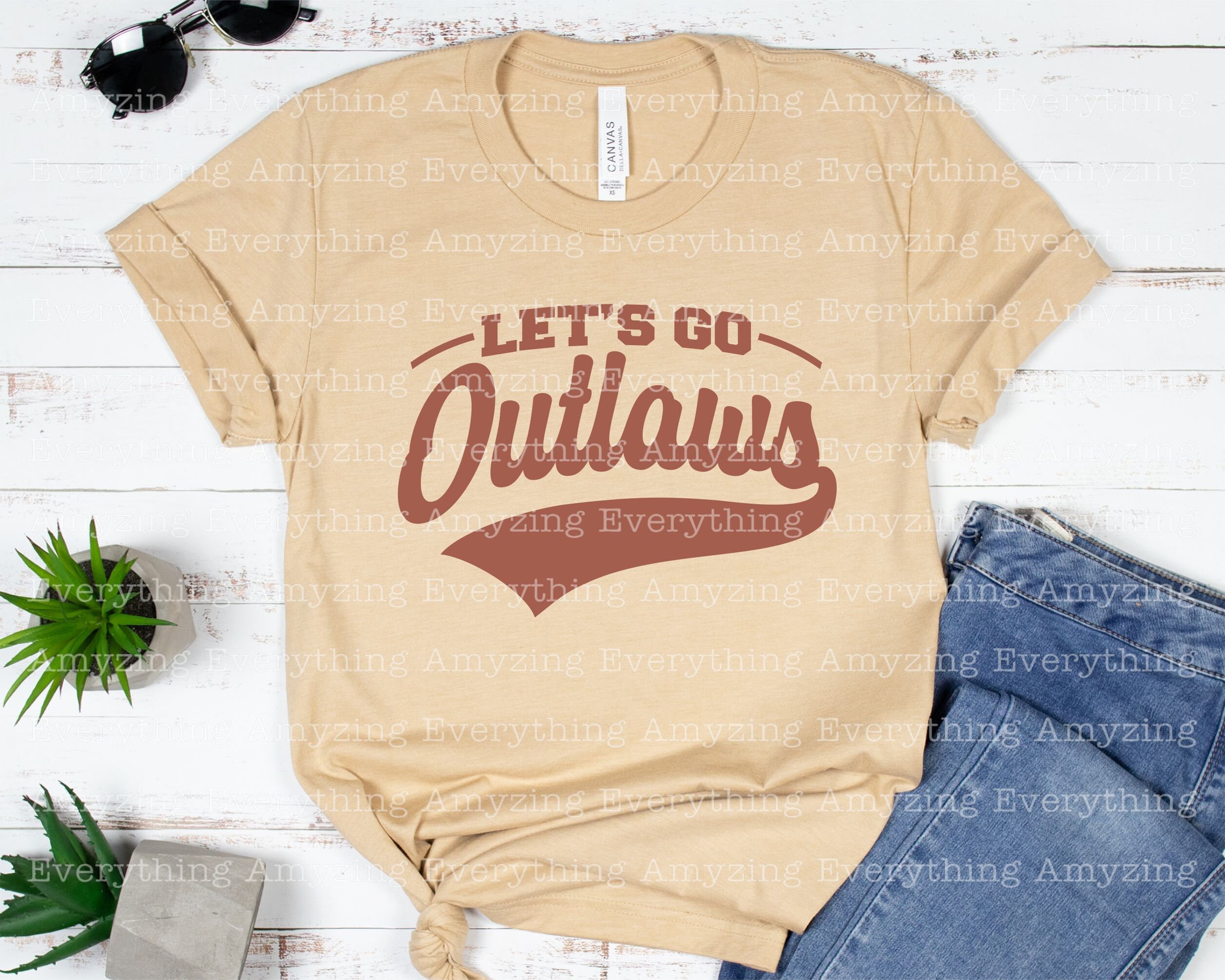 Let's Go Outlaws Svg, Outlaws Mascot Svg, Outlaws School Spirit Svg ...