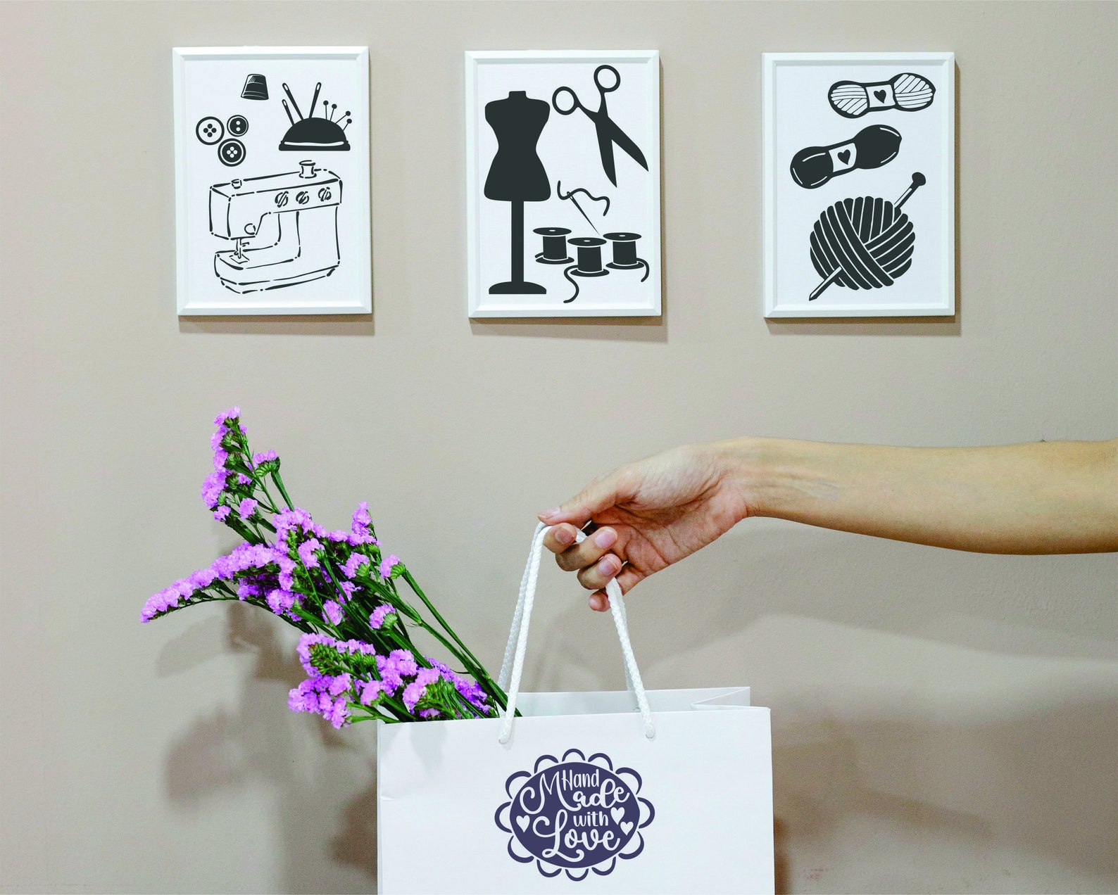 Craft Supplies Bundle Svg Sewing Svg Crochet Svg Painting - Etsy