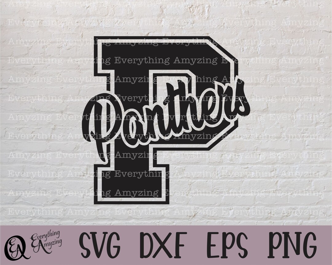 Panthers Svg, Panthers Mascot Svg, Panthers School Spirit Svg, Panthers ...