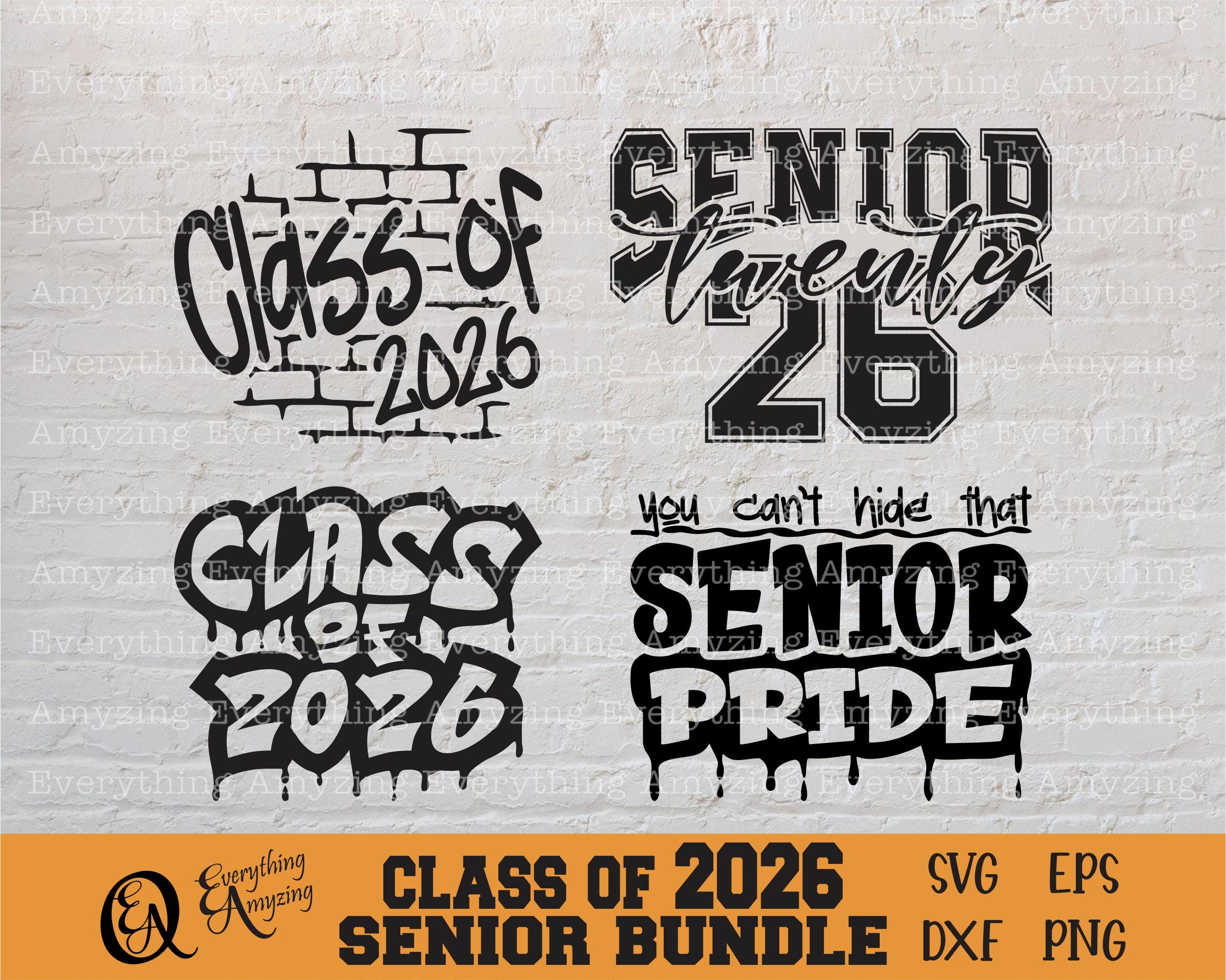 Class of 2026 Senior Bundle Svg, Senior Class Svg, Graduation Svg, High ...