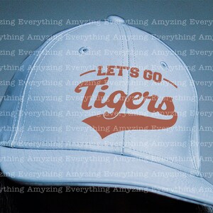 Let's Go Tigers Svg, Tigers Mascot Svg, Tigers School Spirit Svg, Tigers Cheerleading, Tigers ...