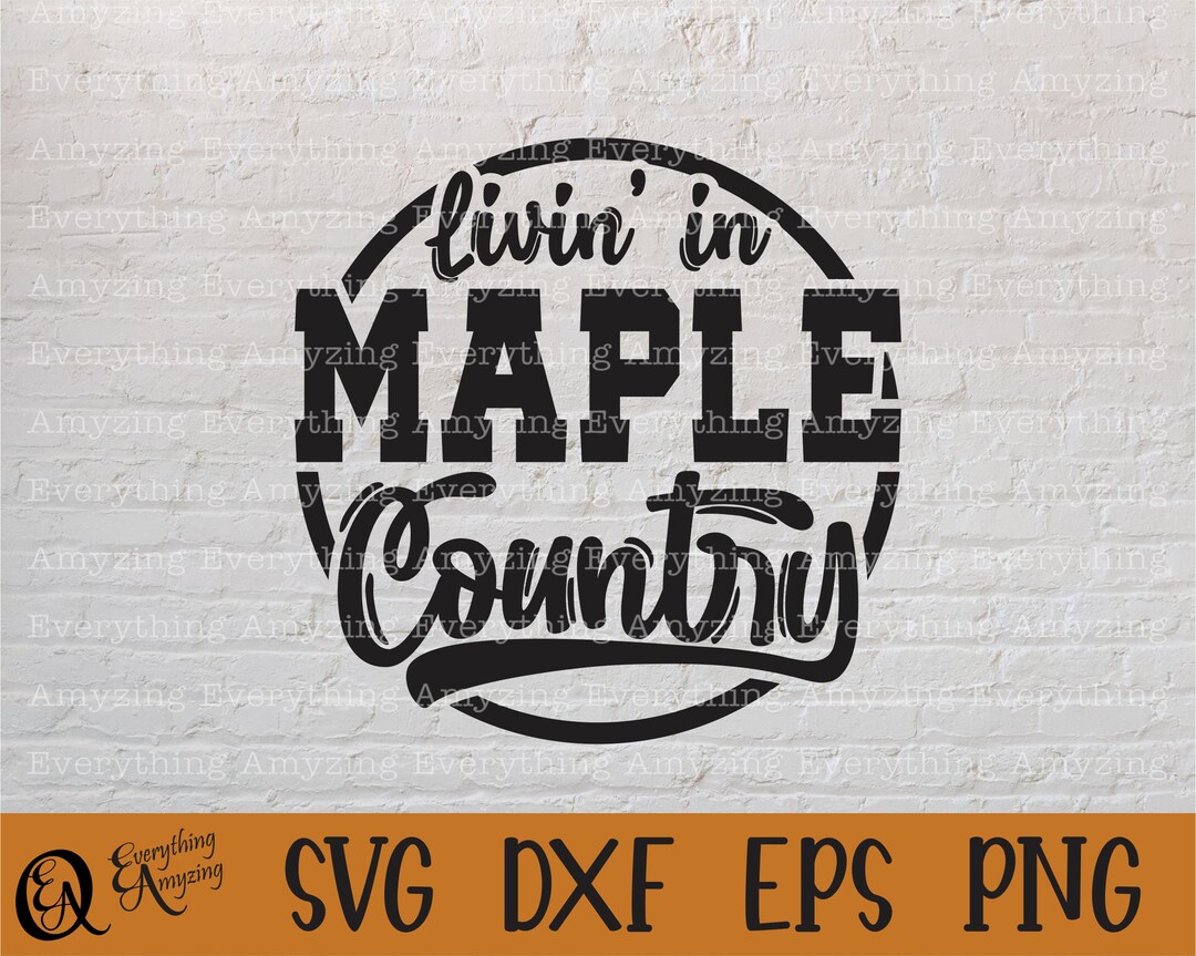 Maple Country Svg, Maples Mascot Svg, Maple School Spirit Svg, Maples ...