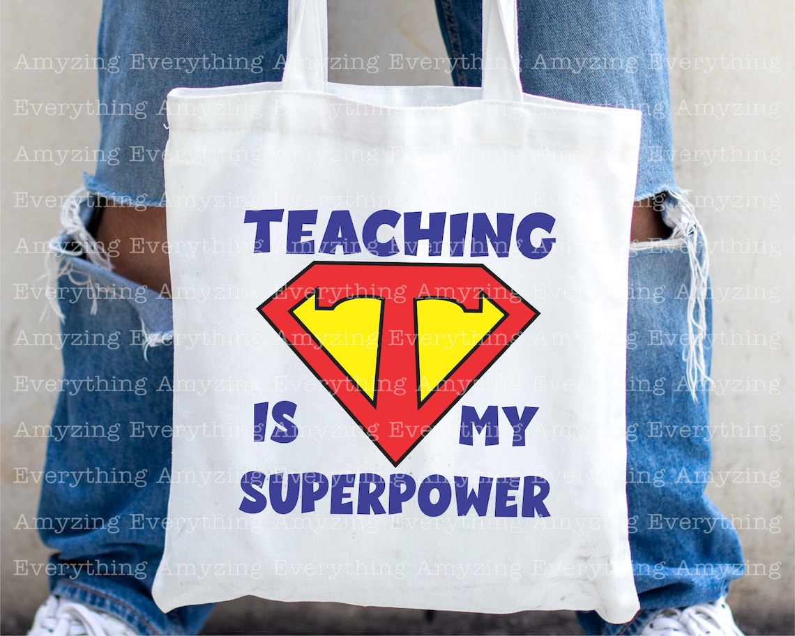 Teaching is My Superpower Svg, Teaching Svg, School Svg, Teacher Svg ...