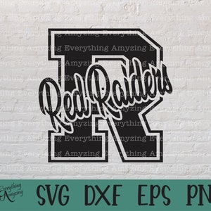 Red Raiders Svg, Red Raiders Mascot Svg, Red Raiders School Spirit Svg ...