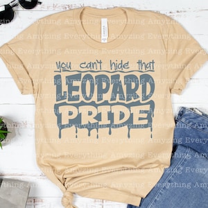 Leopard Pride Svg, Leopards Mascot Svg, Leopards School Spirit, Leopards Cheerleading Svg ...