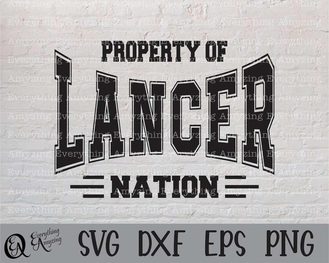 Lancer Nation Svg, Lancers Mascot Svg, Lancers School Spirit Svg ...