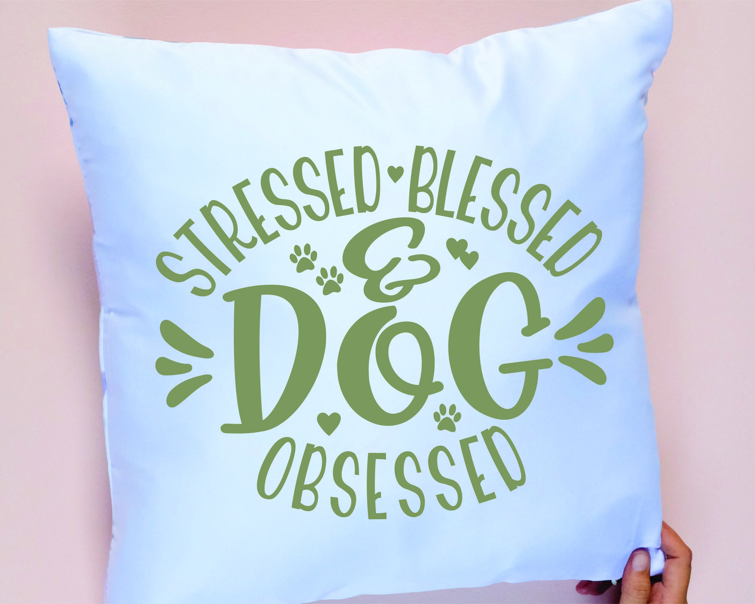 Stressed Blessed and Dog Obsessed Svg Dog Svg Pet Svg Dog - Etsy