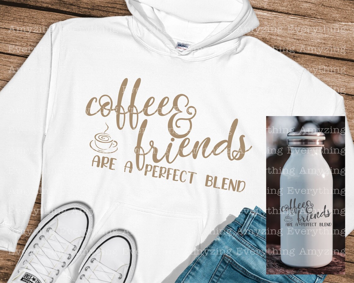 Coffee and Friends SVG, Coffee Svg, Friends Svg, Coffee Bar Sign ...