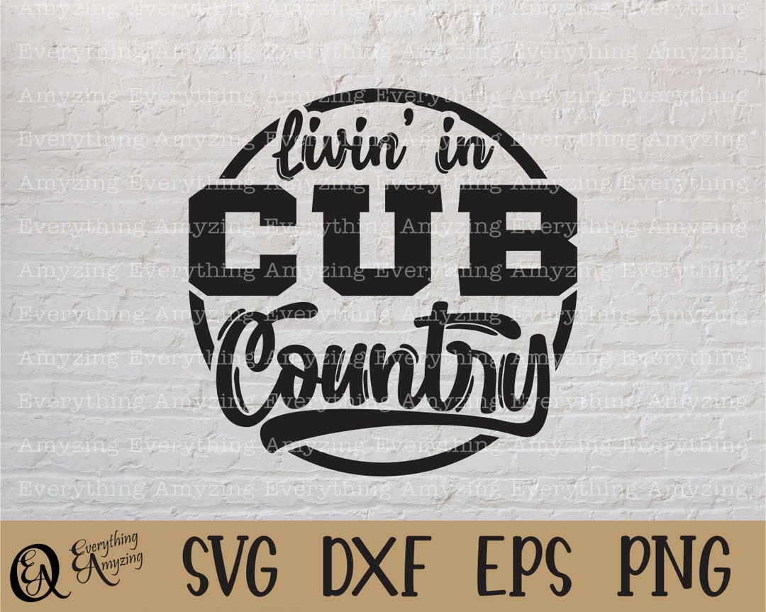 Cub Country Svg, Cubs Mascot Svg, Cubs School Spirit Svg, Cubs ...