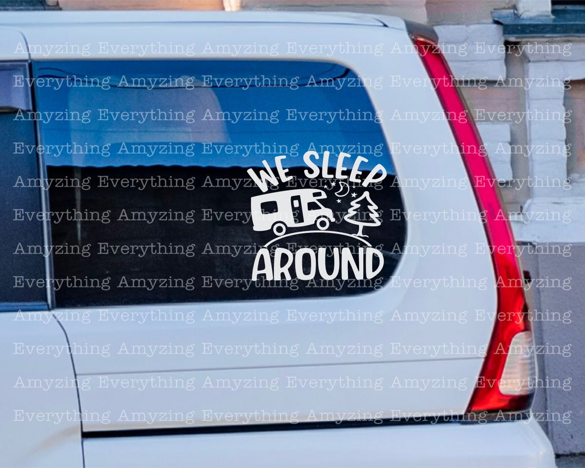 I Sleep Around Svg, Camping Svg, RV Life Svg, Vacation Svg, Trailer Svg ...