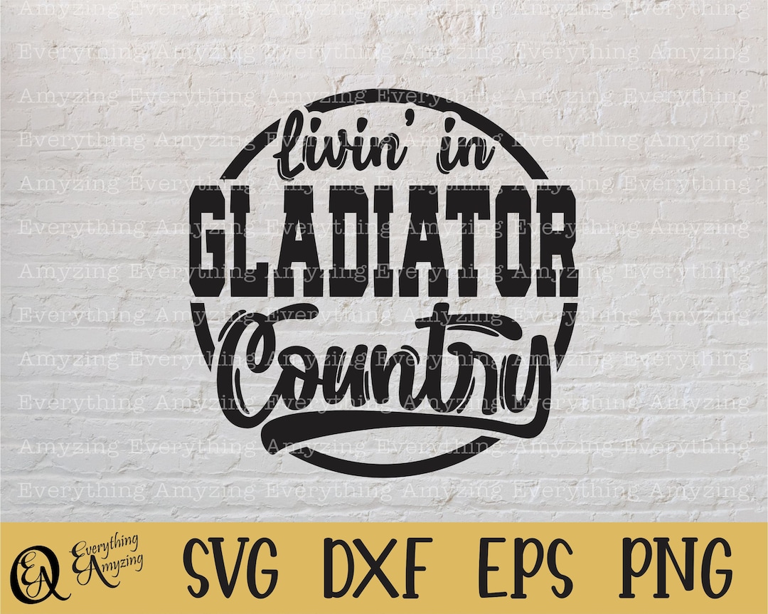 Gladiator Country Svg, Gladiators Mascot Svg, Gladiators School Spirit ...