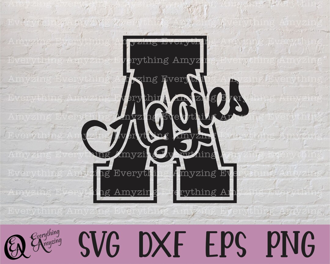 Aggies Svg, Aggies Mascot Svg, Aggies School Spirit Svg, Aggies ...