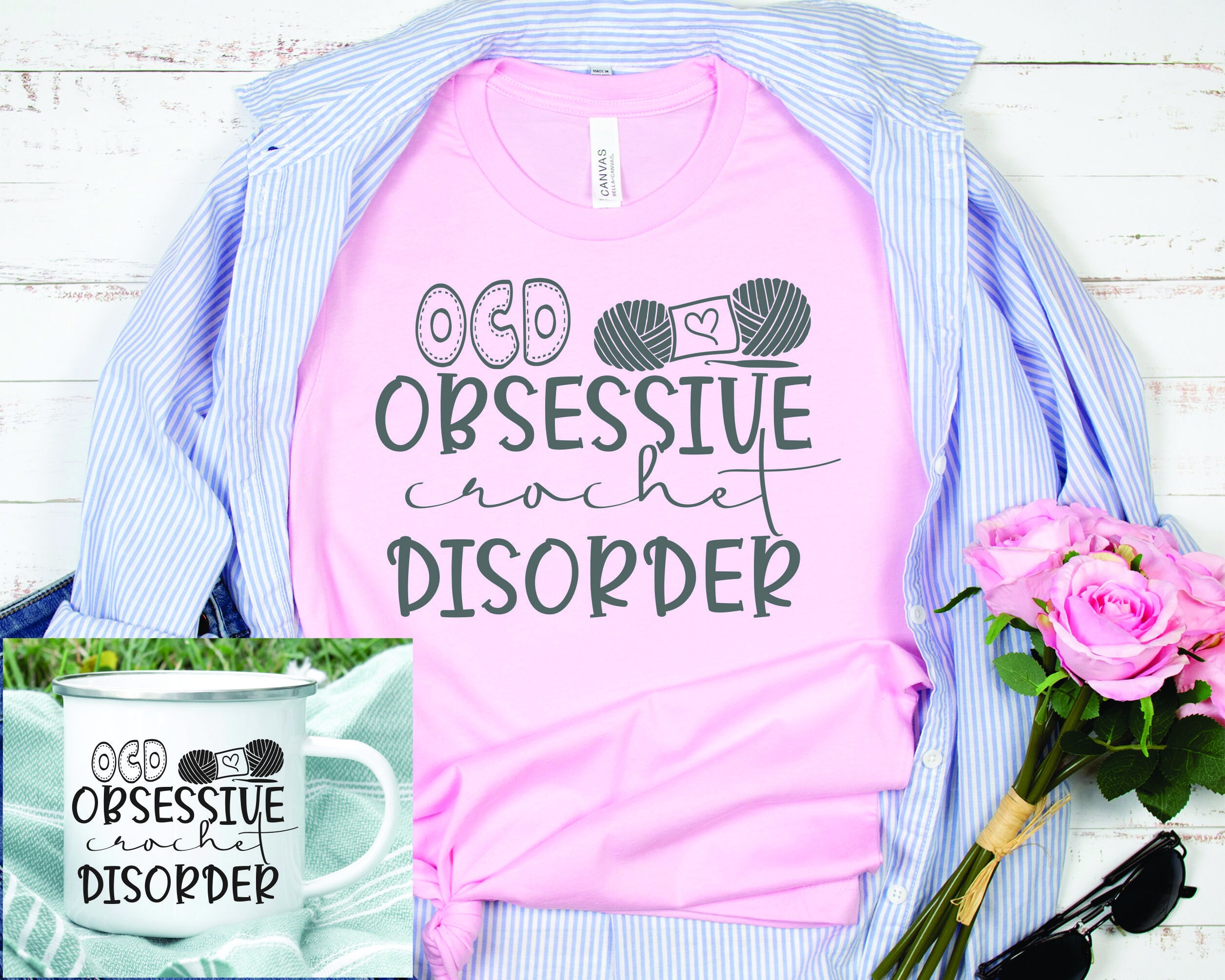 OCD Obsessive Crochet Disorder Svg Crochet Svg Knitting Svg - Etsy