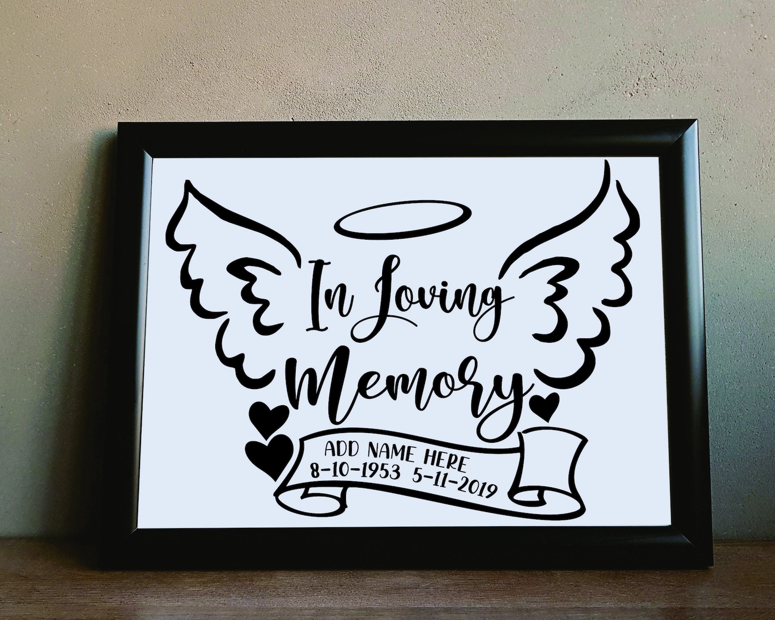 In Loving Memory Svg Rest in Peace Svg in Memory of Svg | Etsy