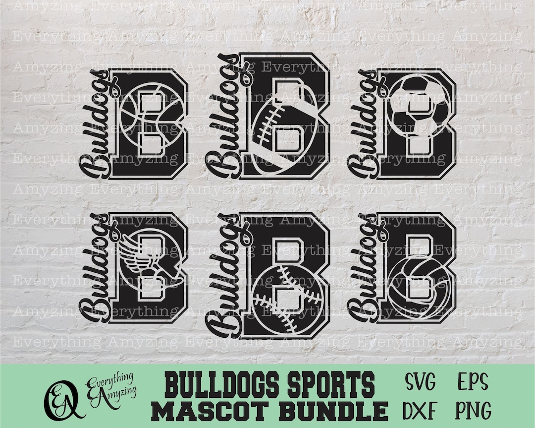 Bulldogs Sports Bundle Svg, Bulldogs Football Svg, Bulldogs Spirit Svg ...