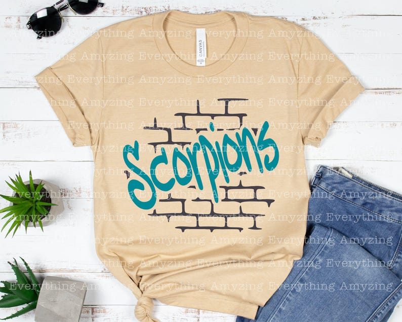 Scorpions Graffiti Svg, Scorpions Mascot Svg, Scorpion School Spirit ...