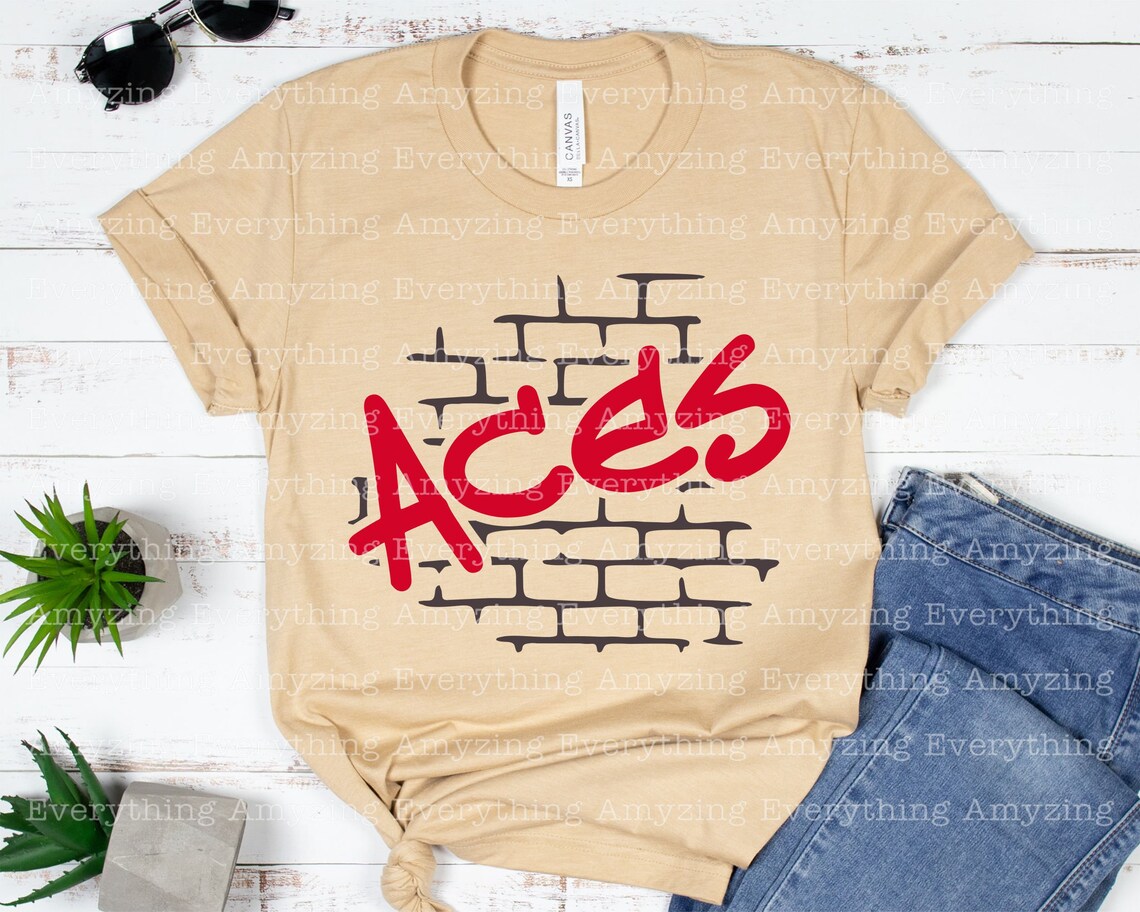 Aces Mascot Bundle Svg, Aces School Spirit Svg, Aces Cheerleading Svg ...