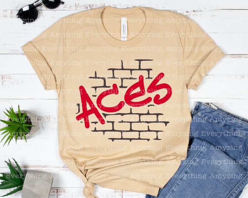 Aces Mascot Bundle Svg, Aces School Spirit Svg, Aces Cheerleading Svg ...
