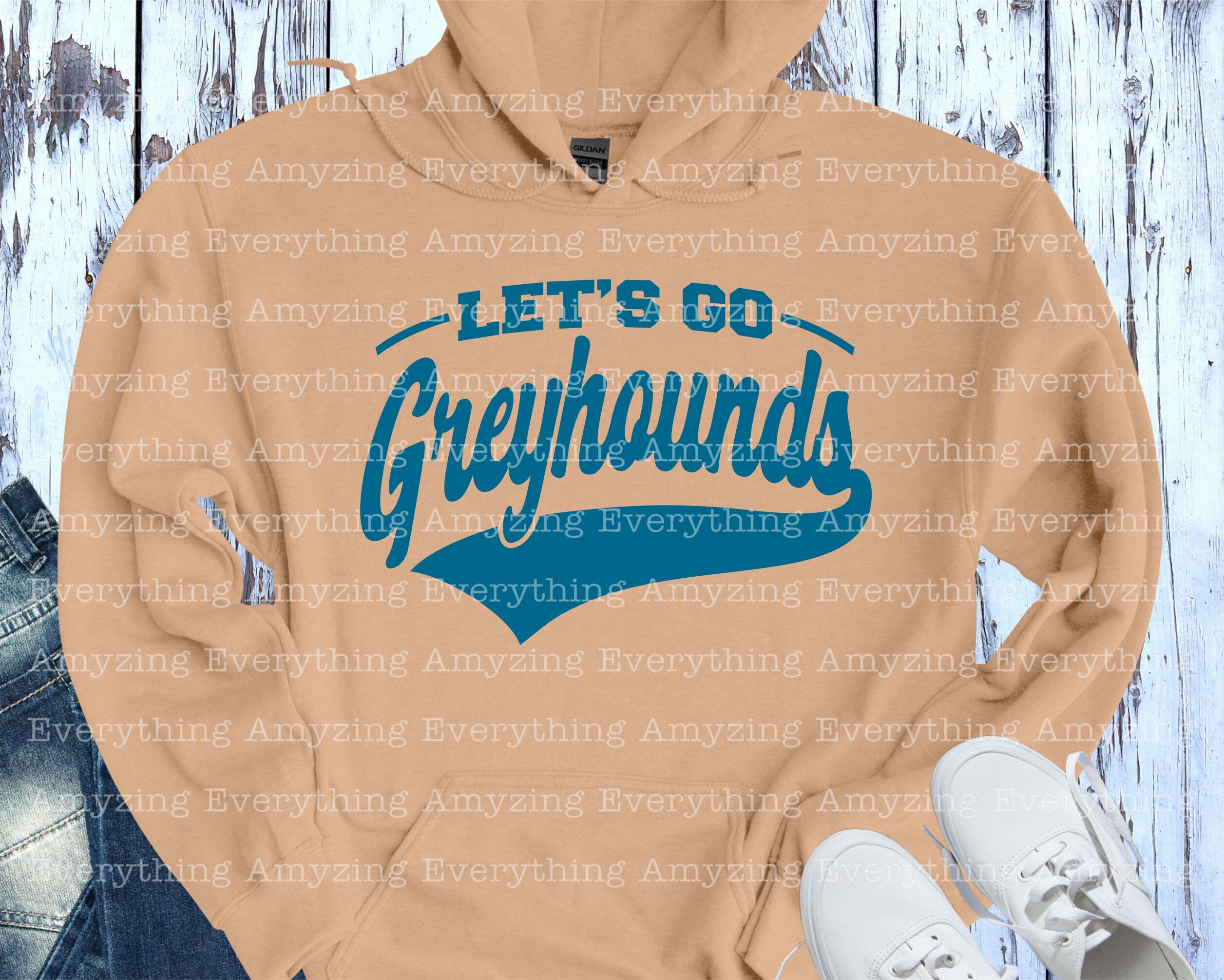 Let's Go Greyhounds Svg, Greyhounds Mascot Svg, Greyhound School Spirit ...