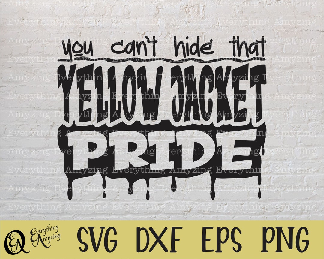 Yellow Jackets Pride Svg, Yellow Jackets Mascot Svg, Yellow Jackets ...
