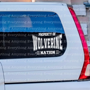 Wolverine Nation Svg, Wolverines Mascot Svg, Wolverines School Spirit ...