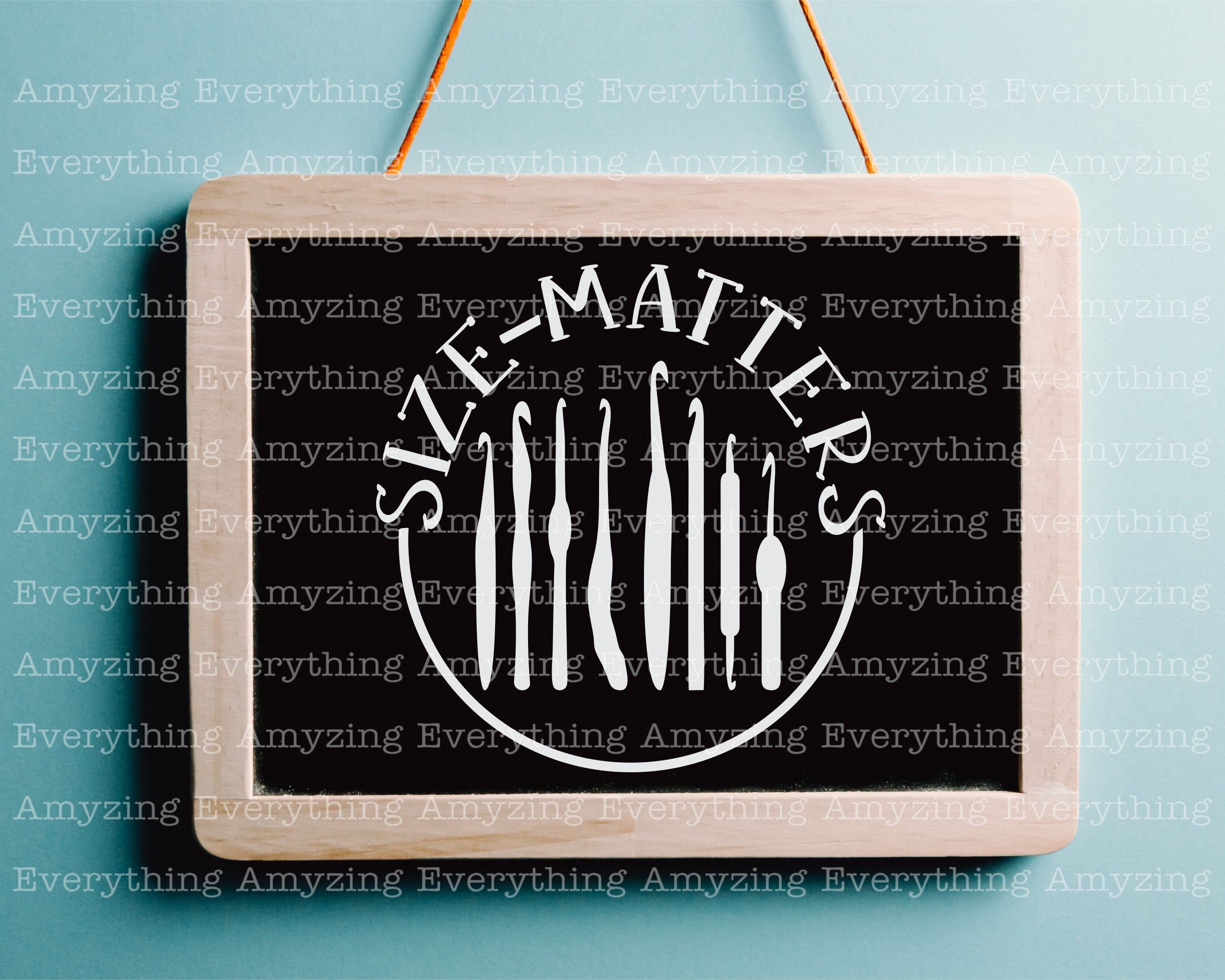 Size Matters Design Bundle Svg Crochet SVG Cricut Svg - Etsy
