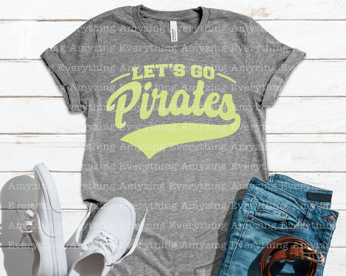 Let's Go Pirates Svg, Pirates Mascot Svg, Pirates School Spirit ...