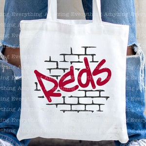 Reds Graffiti Svg, Reds Mascot Svg, Red School Spirit Svg, Reds High ...