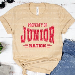 Junior Nation Svg, Junior Class Svg, High School Svg, Back to School ...
