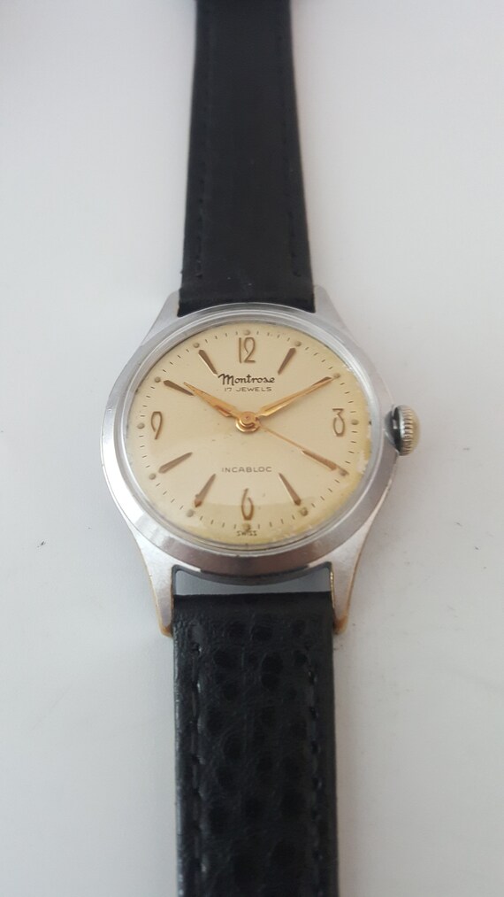 Vintage MONTROSE SWISS Made 17 Jewel High Quality Movement | Etsy