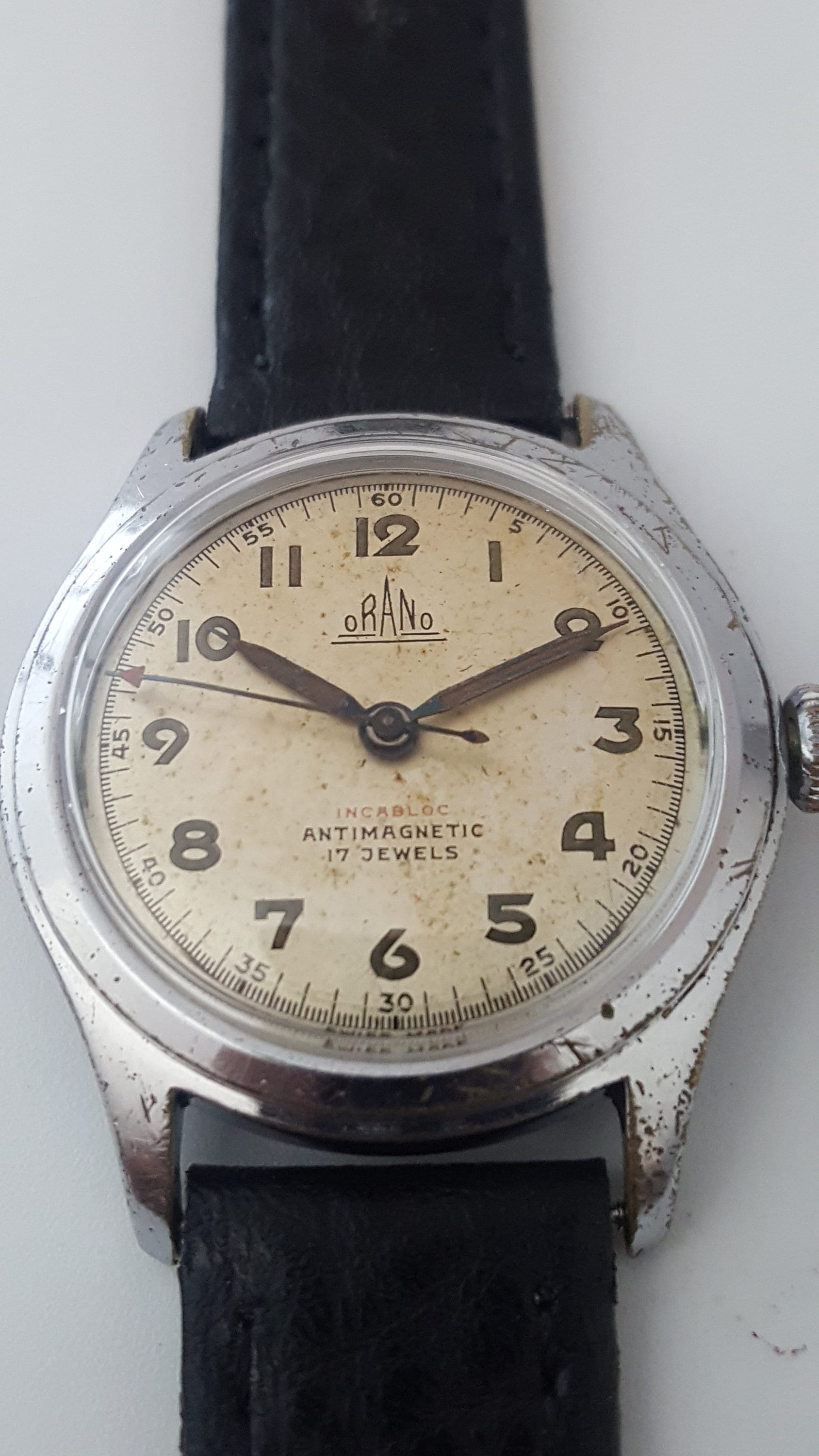 Vintage ORANO SWISS Made Gents Midi Sized Watch 17 Jewels - Etsy Canada