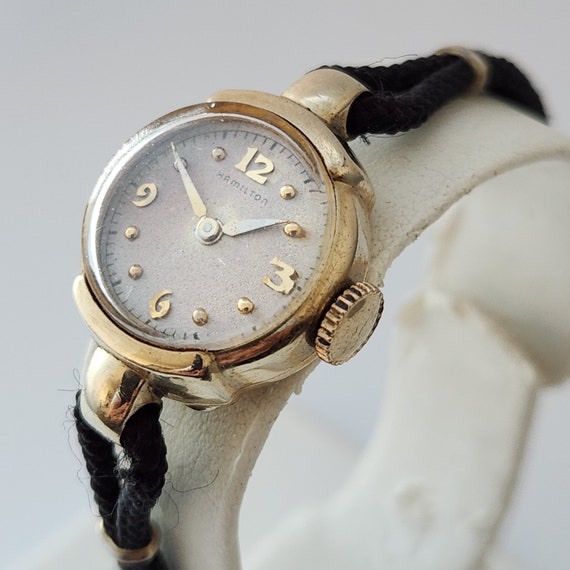 Vintage HAMILTON Ladies Cocktail Watch, Made in the U… - Gem