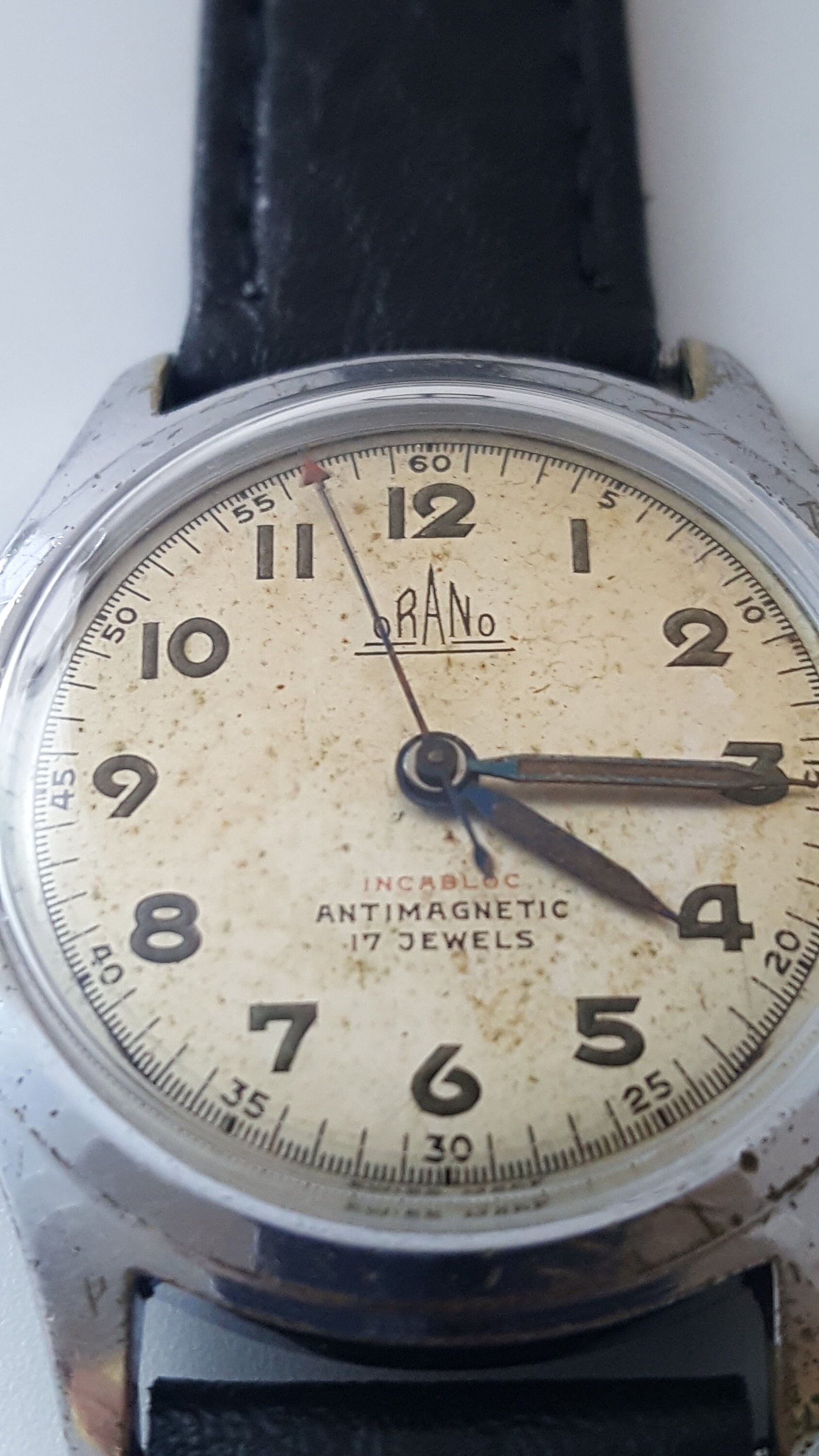 Vintage ORANO SWISS Made Gents Midi Sized Watch 17 Jewels | Etsy Canada