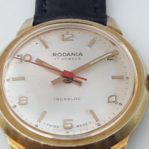 Vintage RODANIA, SWISS Made Gents Watch, 17 Jewel, Manual Wind, Circa ...