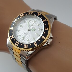 DANIEL DAVID QUARTZ Gents Watch, Uni Directional Bezel, Stainless Steel ...