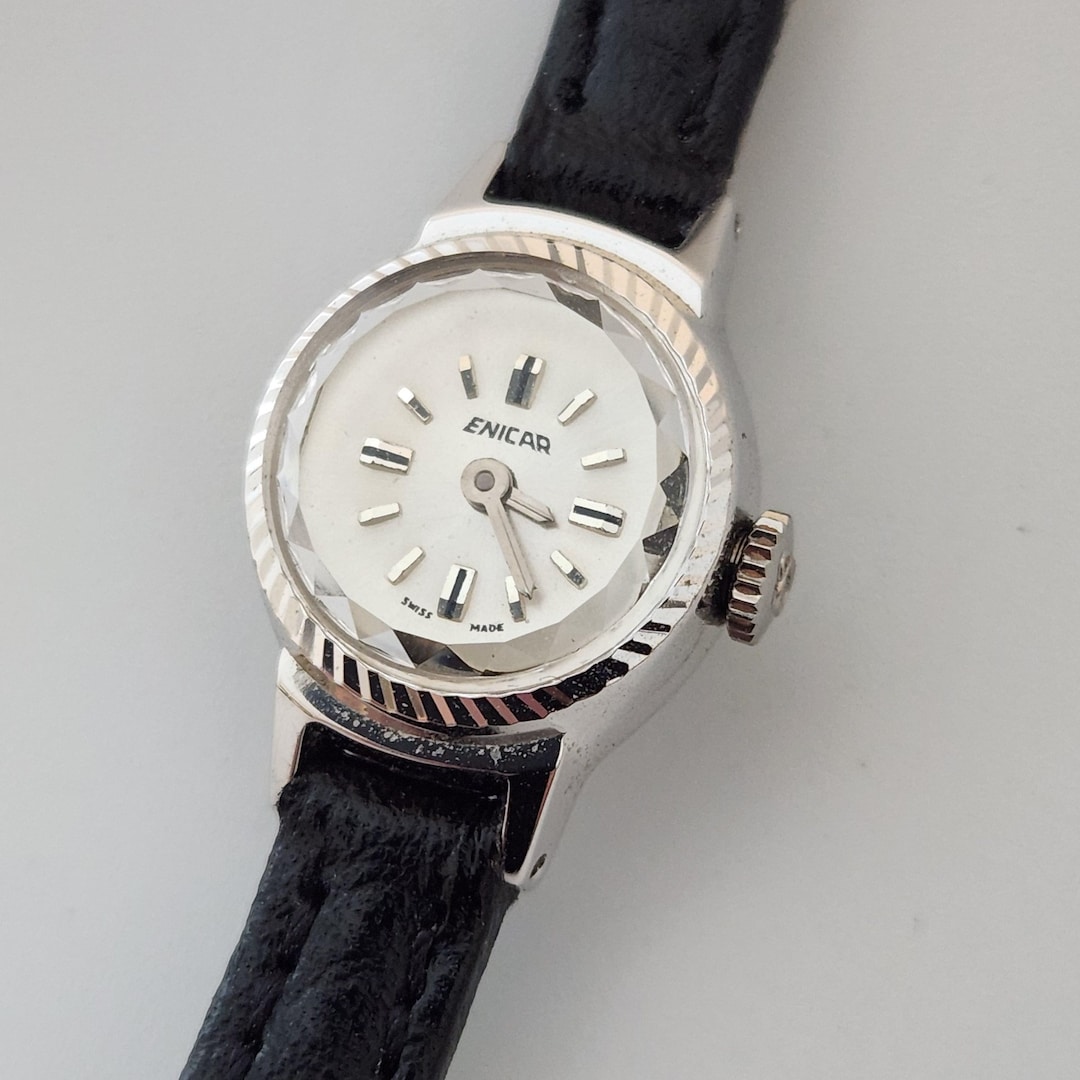 Vintage ENICAR Ladies Cocktail Watch, SWISS Made 17 Jewel, Like New ...