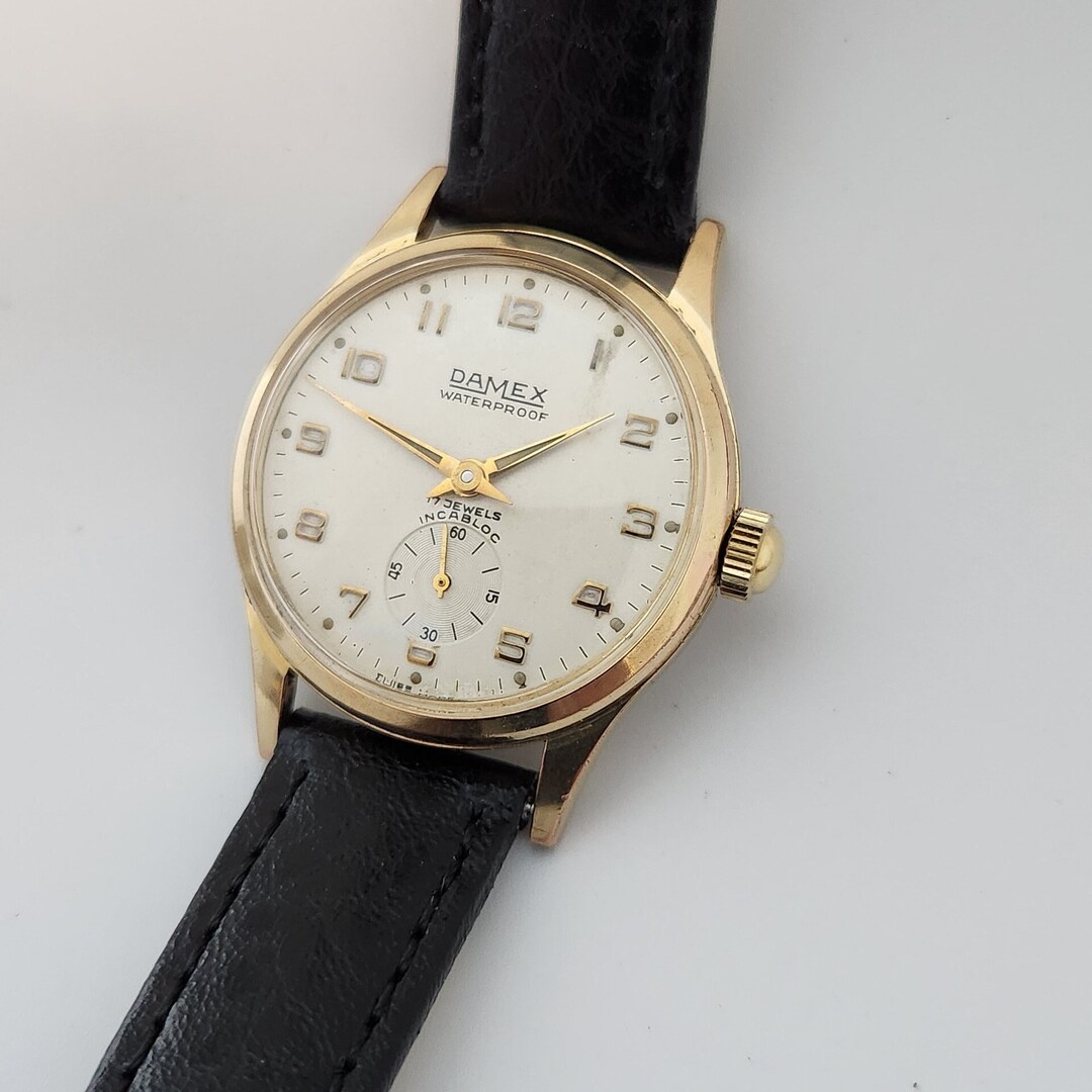 Vintage DAMEX SWISS Made Gents Watch, an Unusual Brand, Remarkable ...