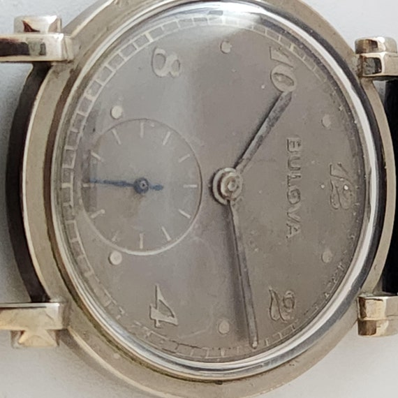 Vintage BULOVA "HIS EXCELLENCY" Model, 10K White Gold… - Gem