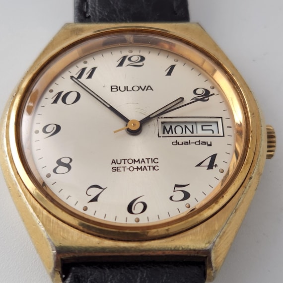 Vintage BULOVA SET-O-MATIC Automatic Watch, Very Good… - Gem