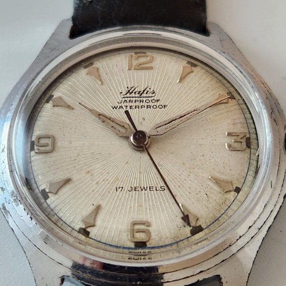 Vintage HAFIS Gents Watch, SWISS Made Quality Brand, … - Gem