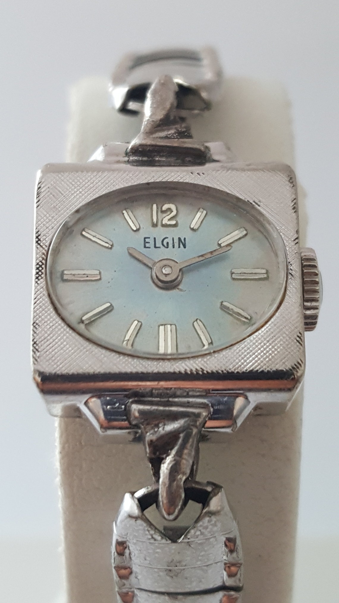 Sale****vintage ELGIN Square Cocktail Watch, 10K Rolled Gold Plate ...
