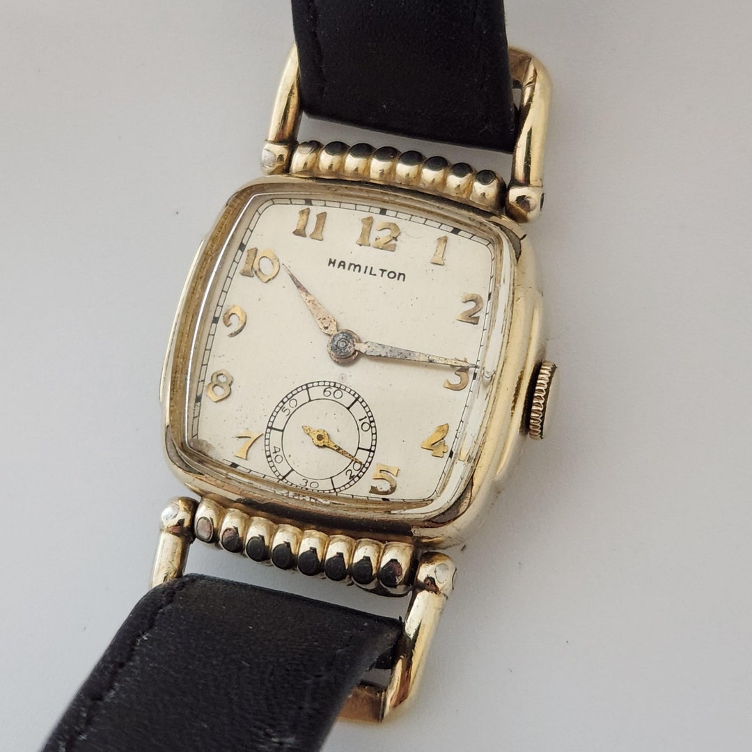 Vintage HAMILTON "russell" Model, Made in the USA, 10K Gold Fill Case ...
