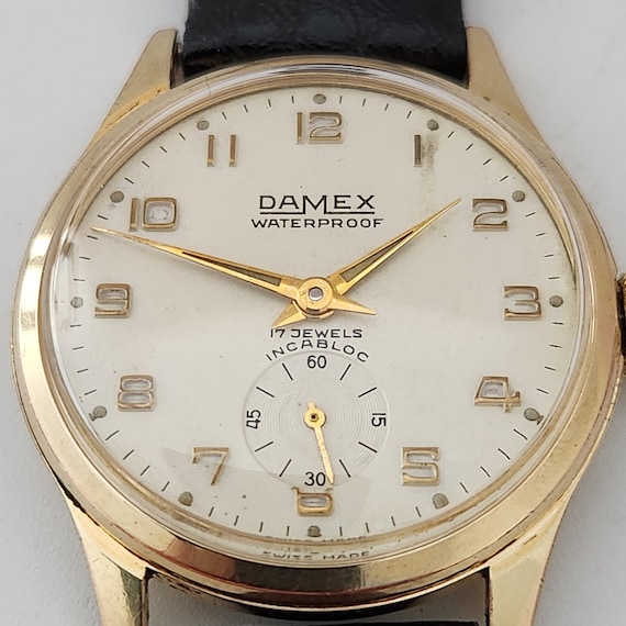 Vintage DAMEX SWISS Made Gents Watch, An Unusual Bran… - Gem