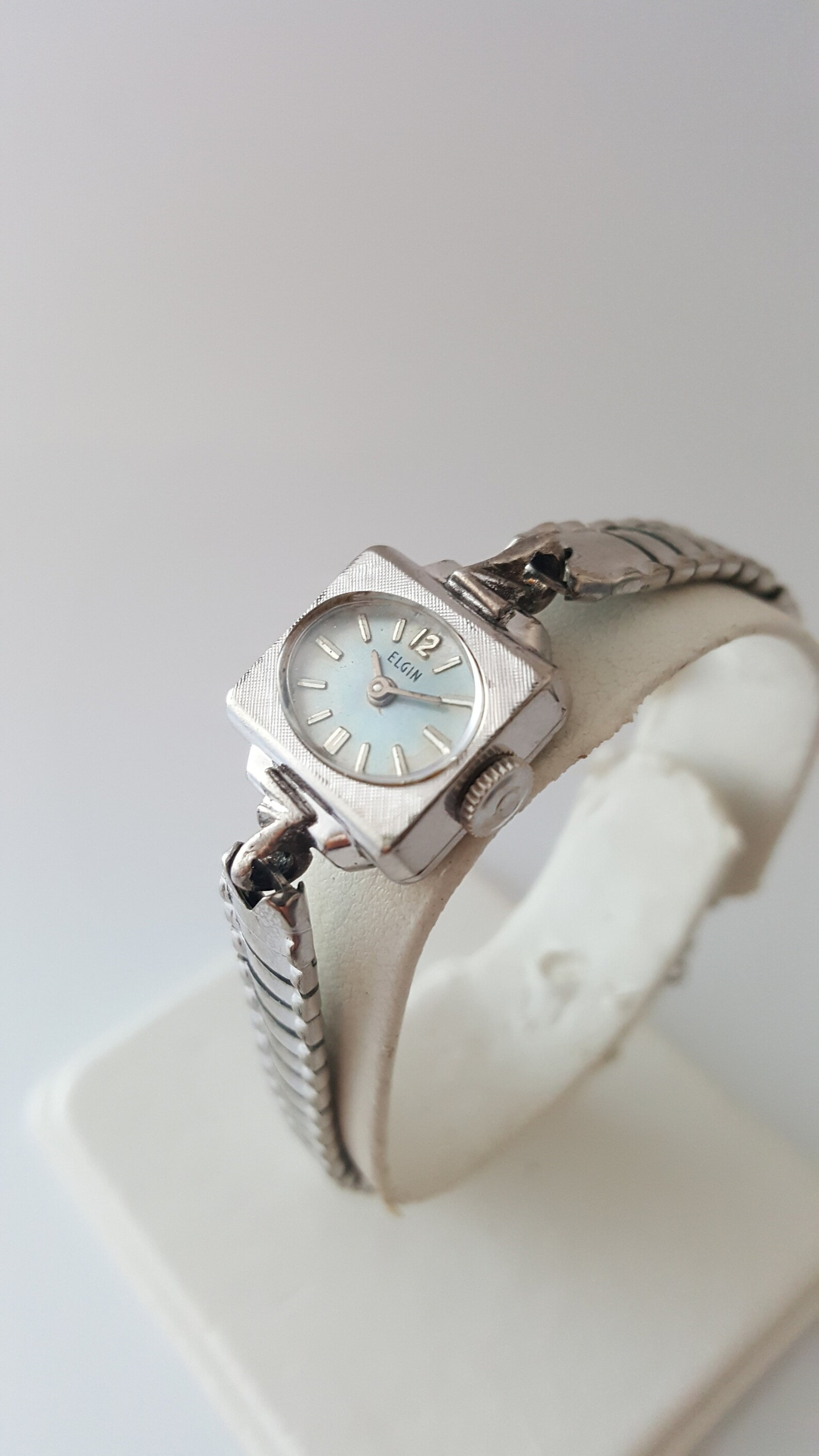 Sale****vintage ELGIN Square Cocktail Watch, 10K Rolled Gold Plate ...