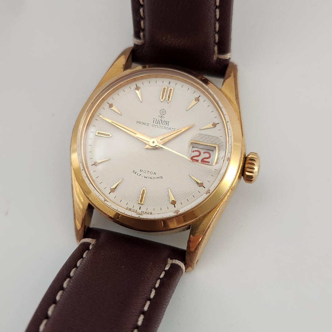 Vintage TUDOR A ROLEX Brand PRINCE Oysterdate 34 Model 7914 Automatic ...
