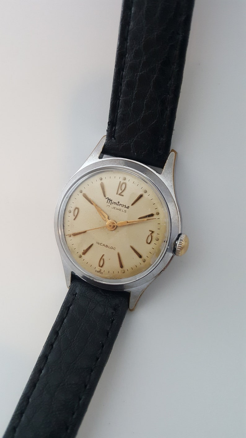 Vintage MONTROSE SWISS Made 17 Jewel High Quality Movement - Etsy