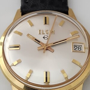 Vintage ELGIN SWISS Made Gents Watch, Pristine Condition, 17 Jewels ...